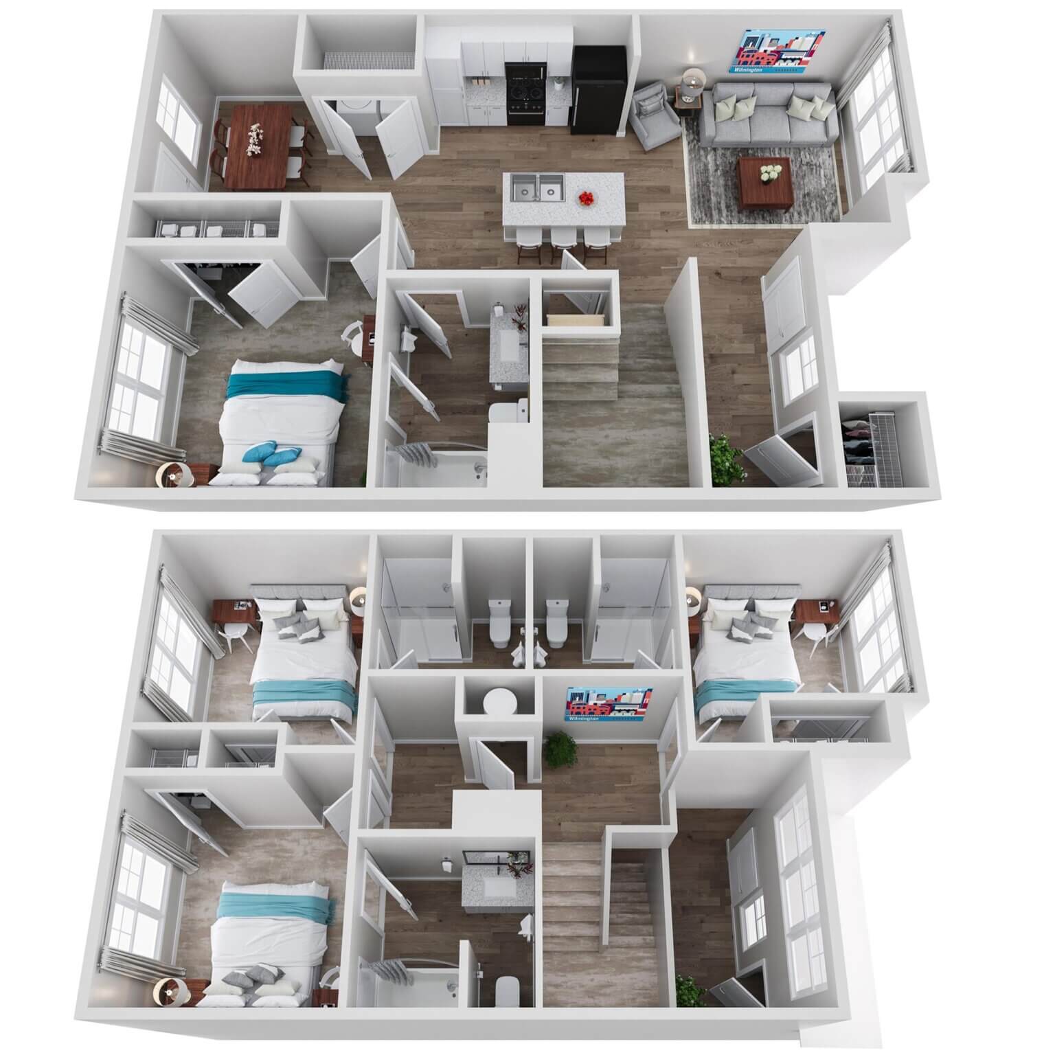 Floor Plans - Student Housing in Wilmington, North Carolina